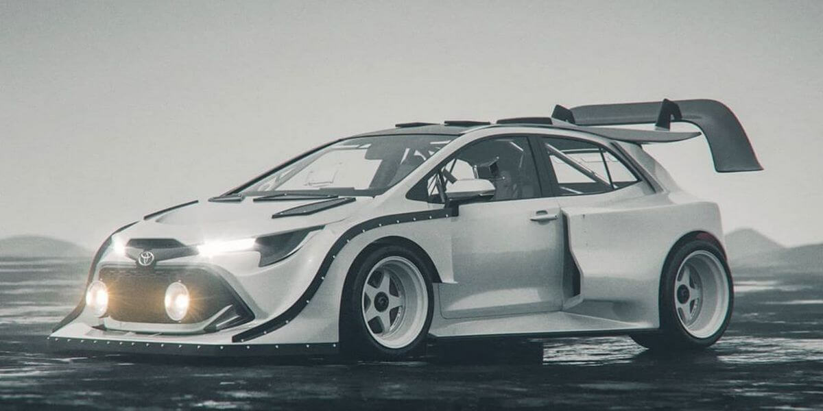 2021 Toyota Corolla Hatchback Looks Freaky as a Group B Rally Car