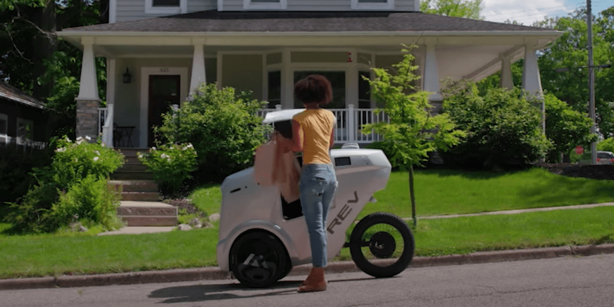 REV-1 is a Tiny Autonomous Delivery Robot of the Future