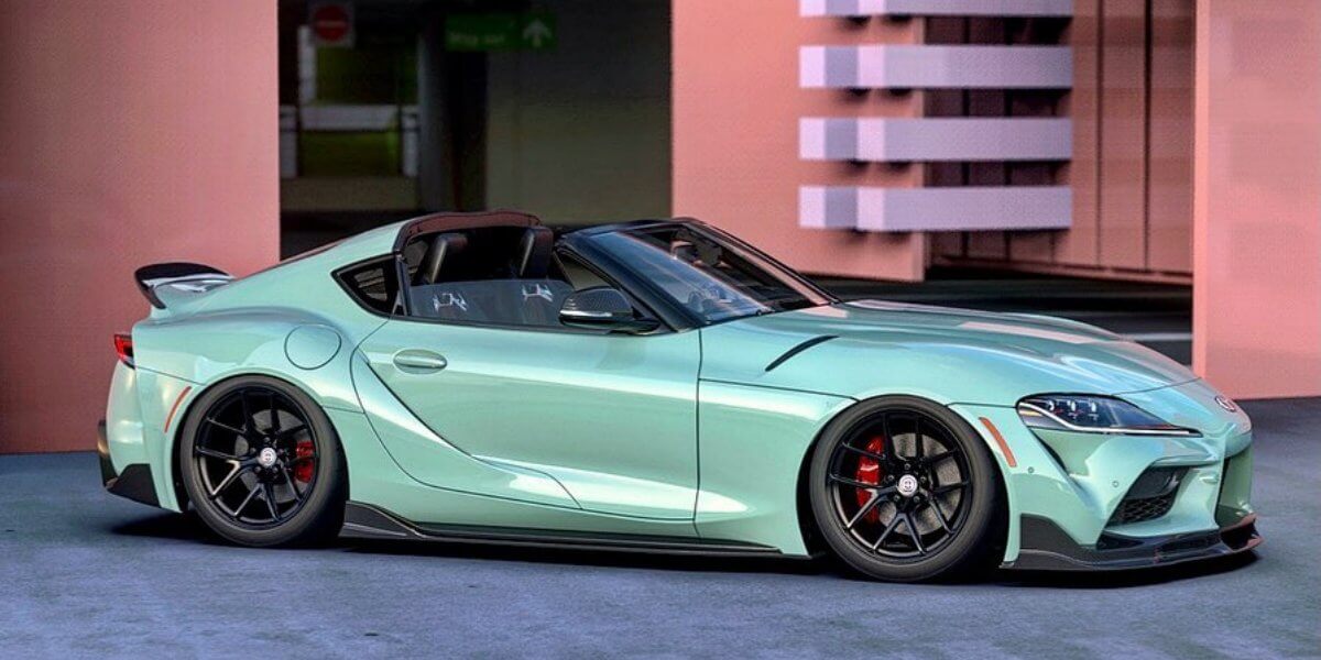 The MKV Toyota Supra Looks Stunning with a Targa Top