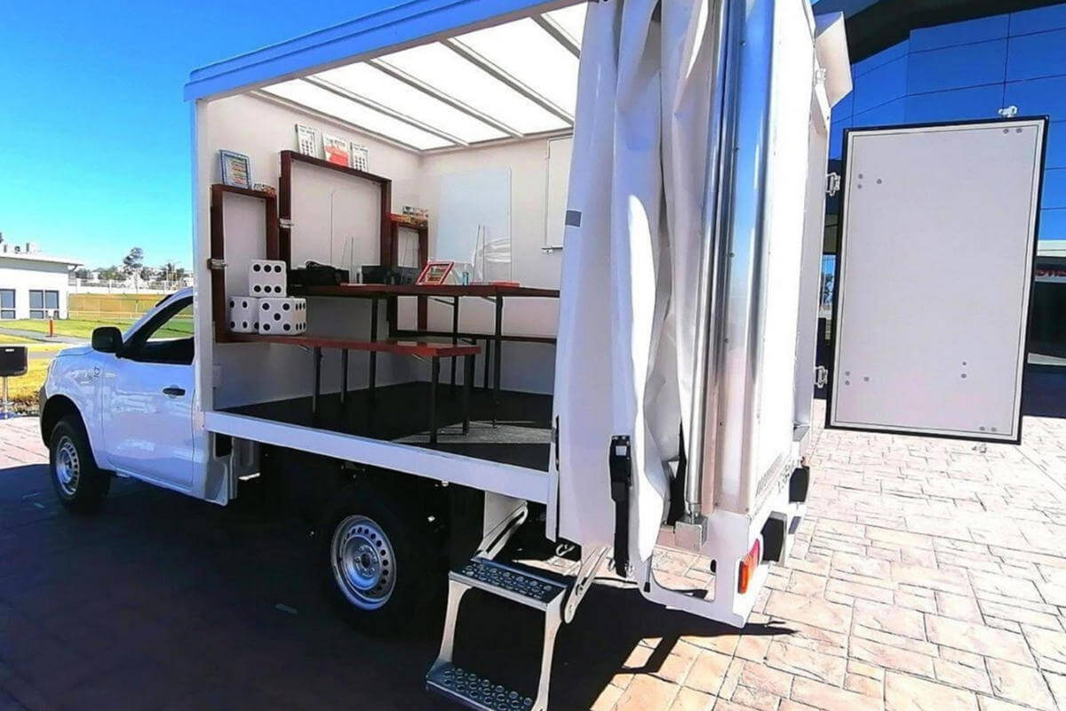 Nissan Gifts Teacher with a Mobile Classroom Pickup Truck