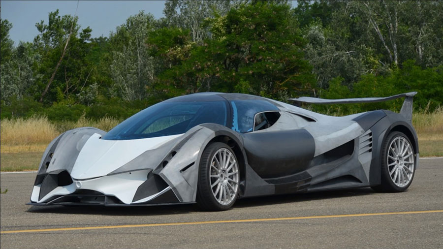 Devel Starts Testing its Astonishing 5,000 HP V16 Hypercar