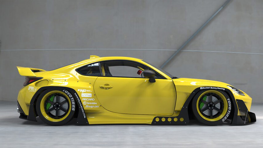 Toyota GR 86 Gets a Savage Rocket Bunny Widebody Makeover