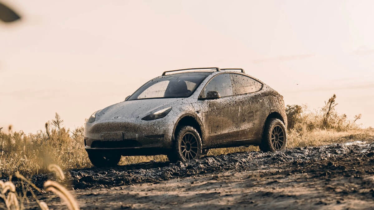 Take Your Tesla Model Y Off-Road With This $15,000 Five-Inch Lift Kit