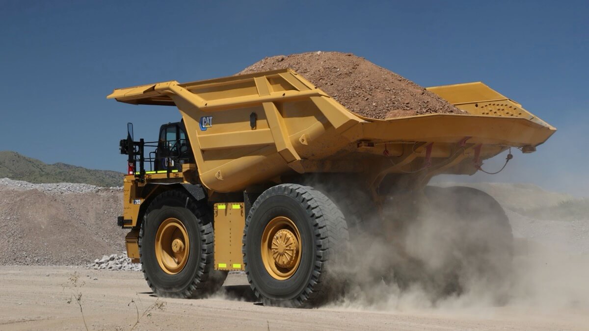 Caterpillar Tests Its First Full-Electric Dump Truck at the Proving Ground