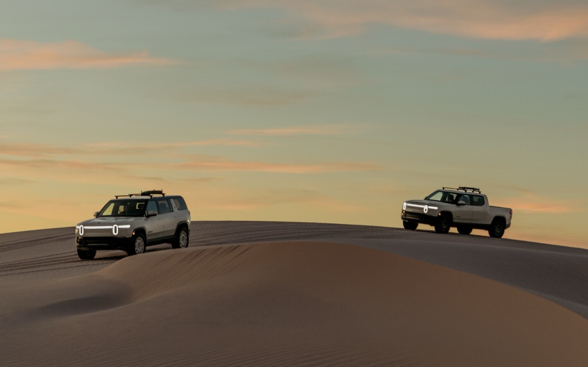 Rivian Unveils Desert-Ready R1T and R1S with California Dune Editions