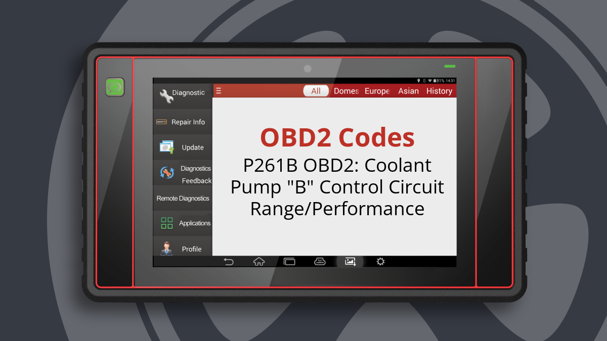 OBD2 Code P261B – Causes, Symptoms, and Repairs