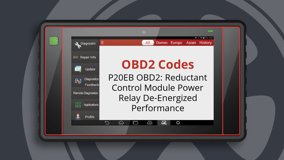 OBD2 Code P20EB – Causes, Symptoms, and Repairs