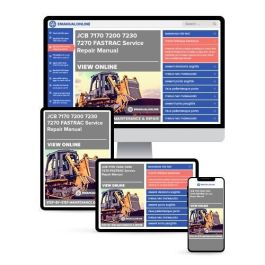 JCB 7170 7200 7230 7270 FASTRAC Service Repair Manual | eManualOnline