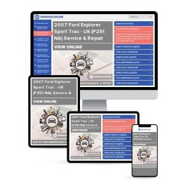 2007 Ford Explorer Sport Trac - UK (P251 NA) Service & Repair Manual ...