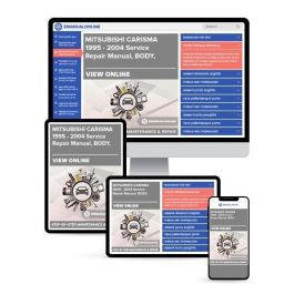 MITSUBISHI CARISMA 1995 - 2004 Service Repair Manual, BODY, | eManualOnline