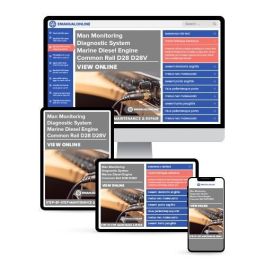 Man Monitoring Diagnostic System Marine Diesel Engine Common Rail D28 D28V Series Workshop ...