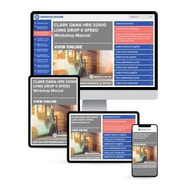 CLARK DANA HRS 32000 LONG DROP 6 SPEED Workshop Manual | eManualOnline