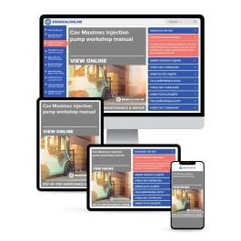 Cav Maximec injection pump workshop manual | eManualOnline